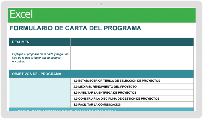 14 plantillas gratuitas de gestión de programas | Smartsheet