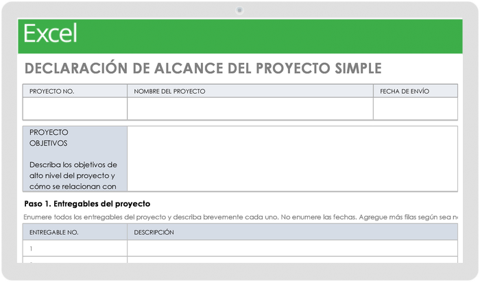 Plantillas gratuitas para el alcance del proyecto | Smartsheet
