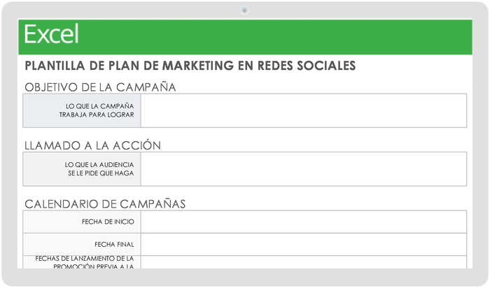 Plantillas gratuitas de plan de marketing en redes sociales | Smartsheet
