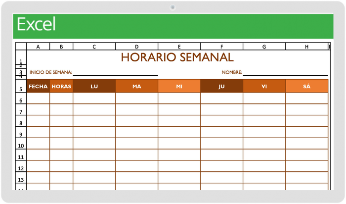 Plantillas gratuitas de cronogramas de trabajo para Word y Excel ...