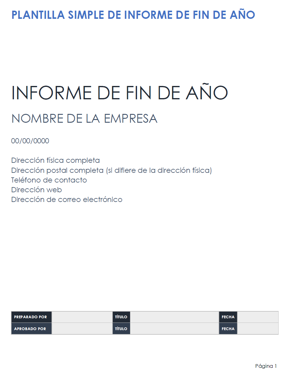 Plantillas gratuitas de informes de fin de año | Smartsheet