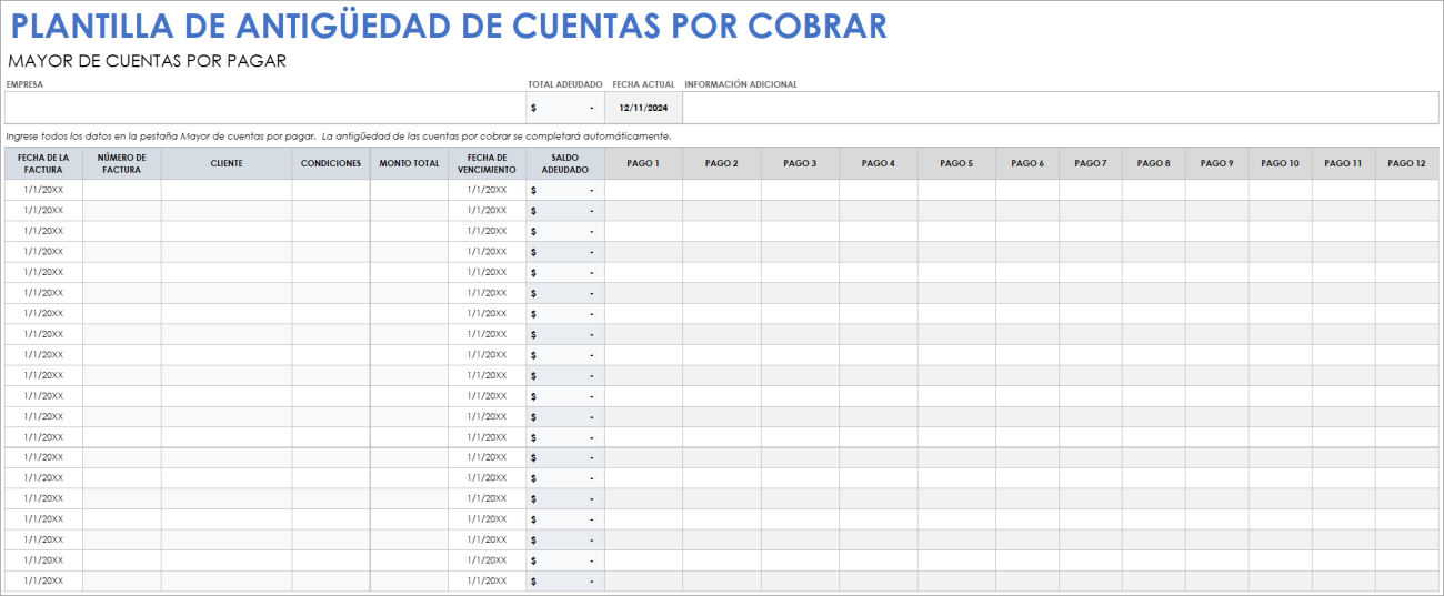Plantillas de contabilidad gratuitas en Excel