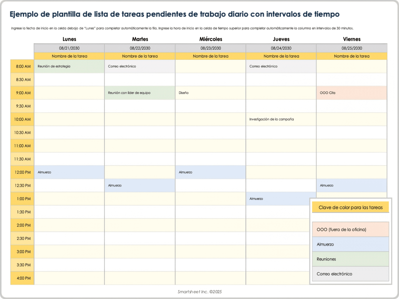 Plantillas gratuitas de lista de tareas pendientes en Excel
