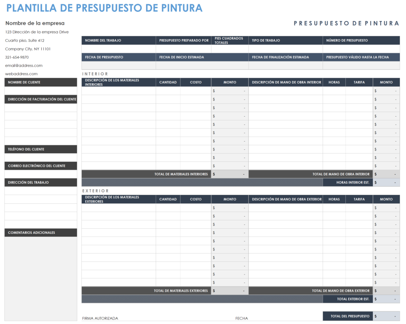 Plantillas gratuitas de presupuestos de construcción | Smartsheet