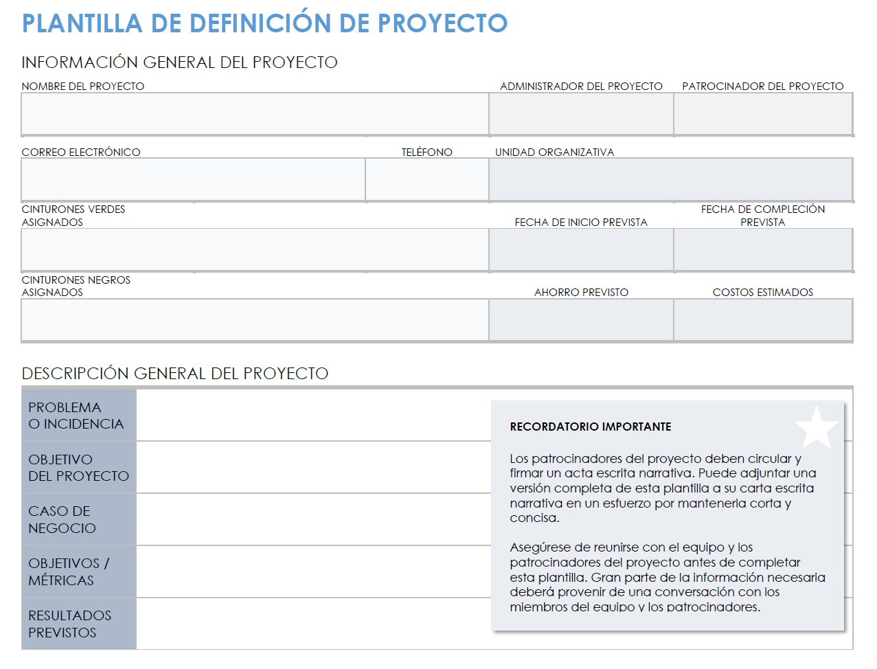 Plantillas gratuitas de requisitos del proyecto | Smartsheet