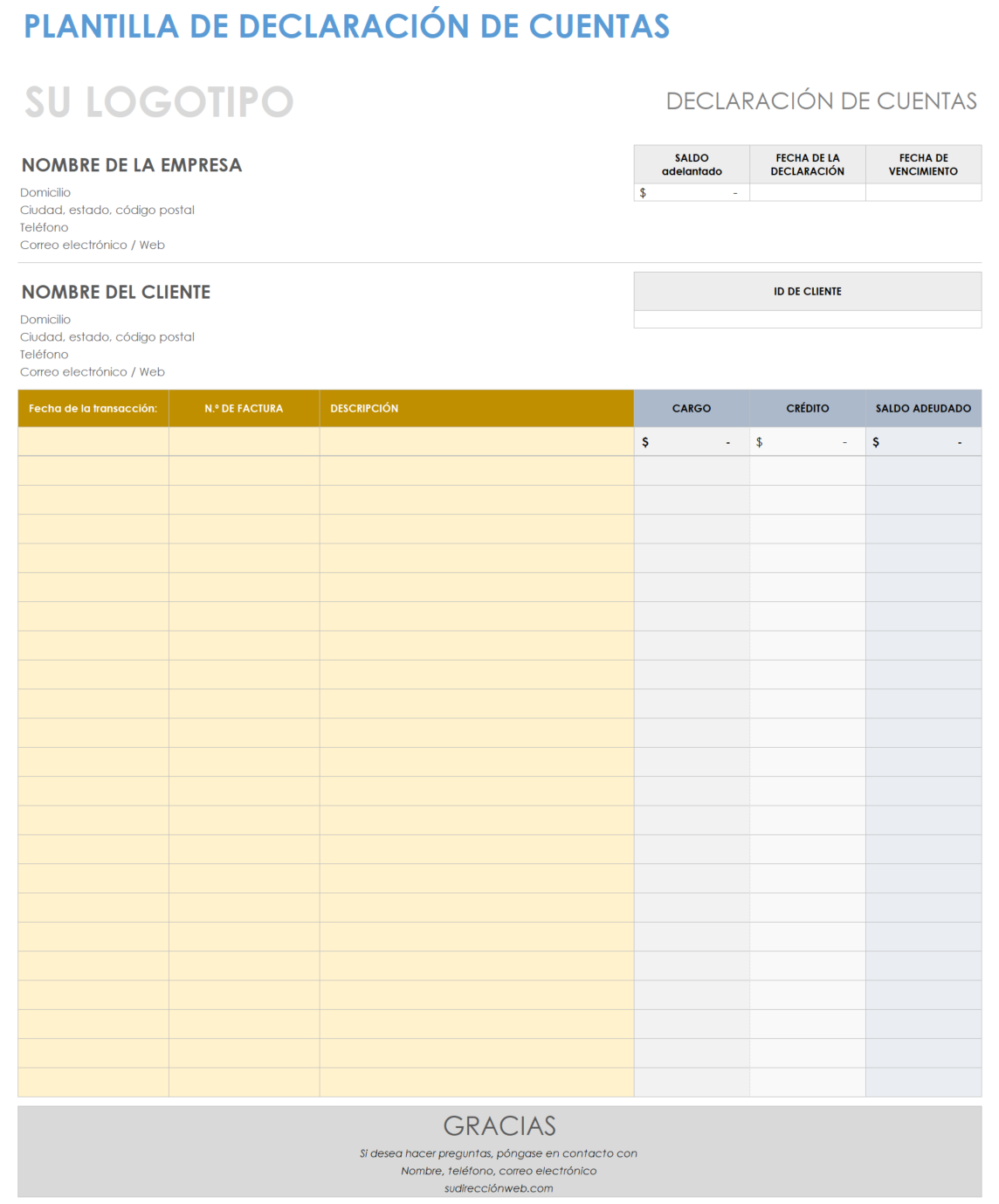 Plantillas gratuitas de contabilidad para pequeñas empresas | Smartsheet