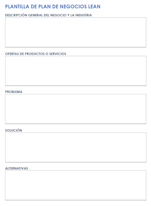 Plantillas gratuitas de plan de negocios en PDF | Smartsheet