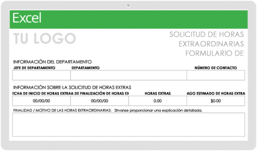 Formularios de solicitud de horas extras gratis | Smartsheet