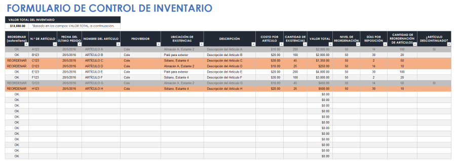 Descargar plantillas gratuitas de formulario de inventario | Smartsheet
