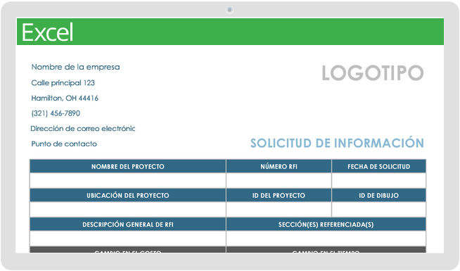 Formularios y plantillas gratuitas de RFI de construcción | Smartsheet