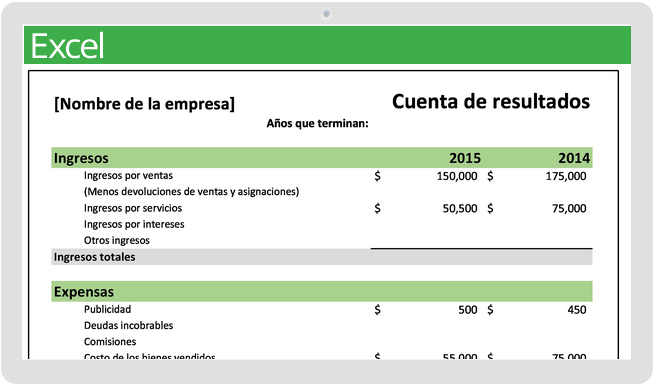Plantillas gratuitas de contabilidad en Excel | Smartsheet