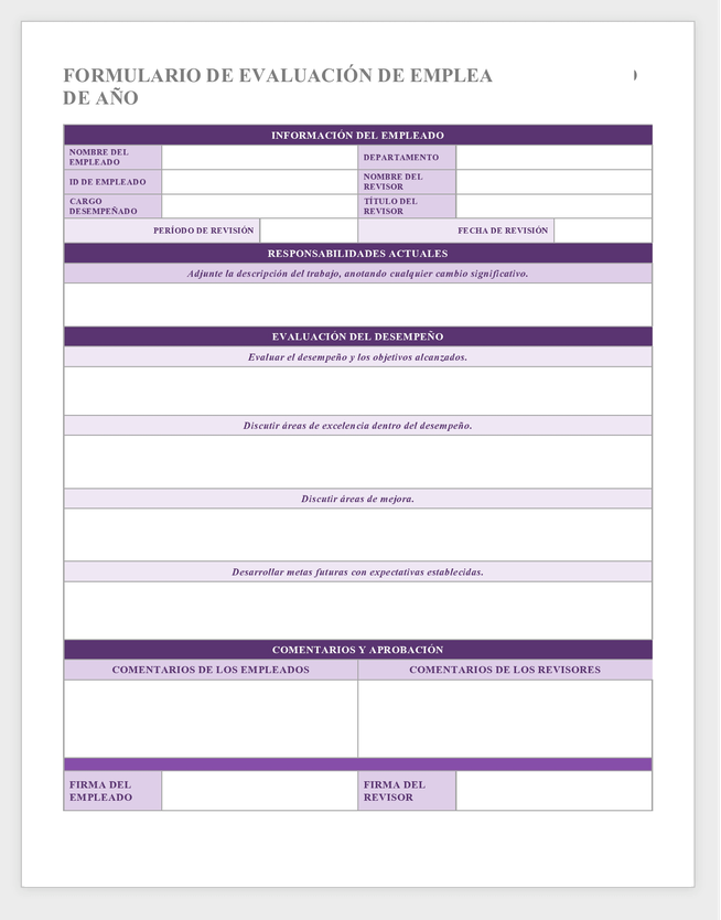 Plantillas gratuitas de evaluación del desempeño de los empleados | Smartsheet