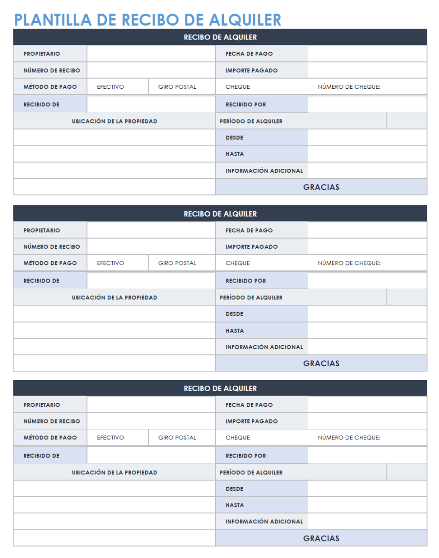 Plantillas de recibo gratuitas para Microsoft Word | Smartsheet