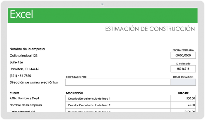 Plantillas de estimación de construcción gratuitas | Smartsheet